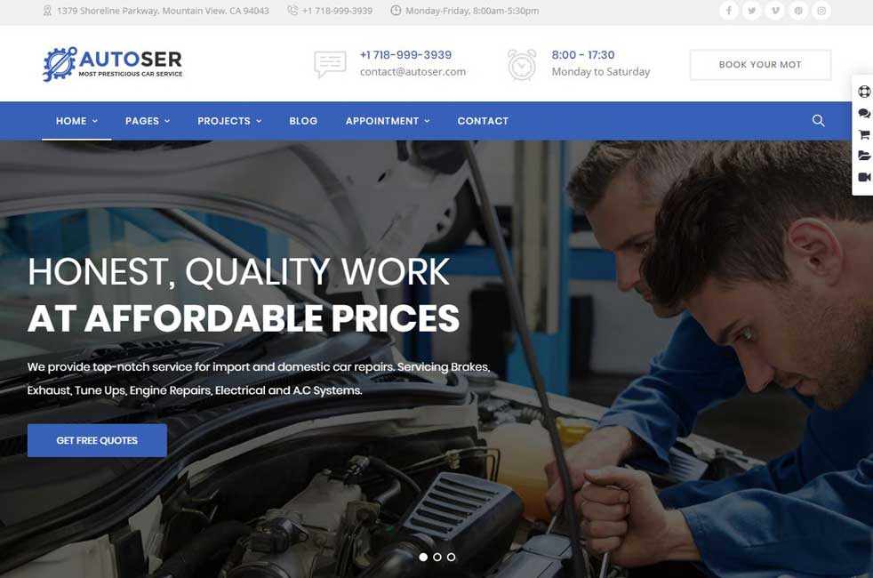15+ Best WordPress Themes for Auto Services (Free & Paid)