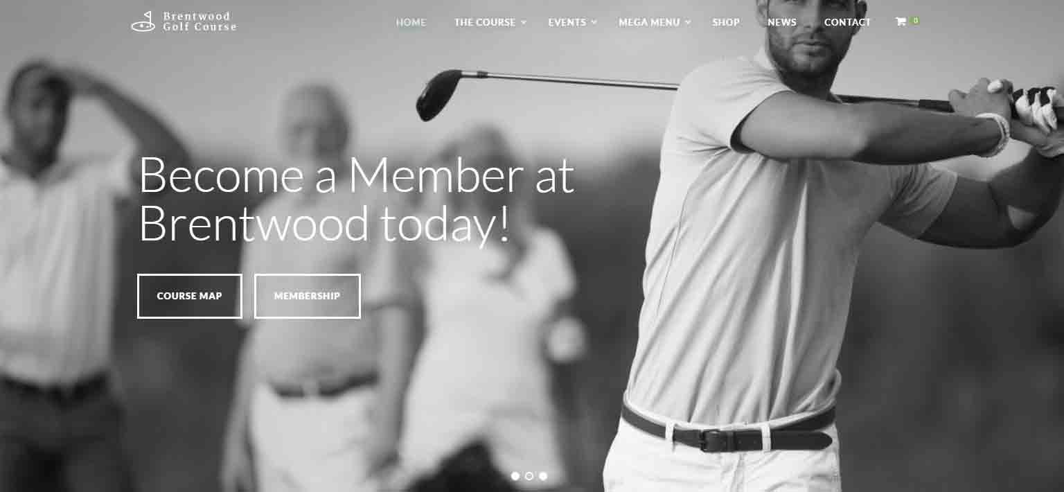 10+ Golf Course WordPress Themes & Website Template Designs