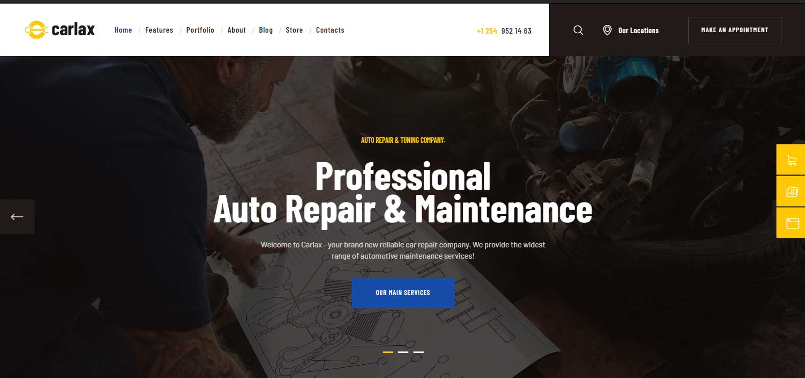 15+ Best WordPress Themes for Auto Services (Free & Paid)