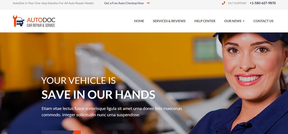 15+ Best WordPress Themes for Auto Services (Free & Paid)
