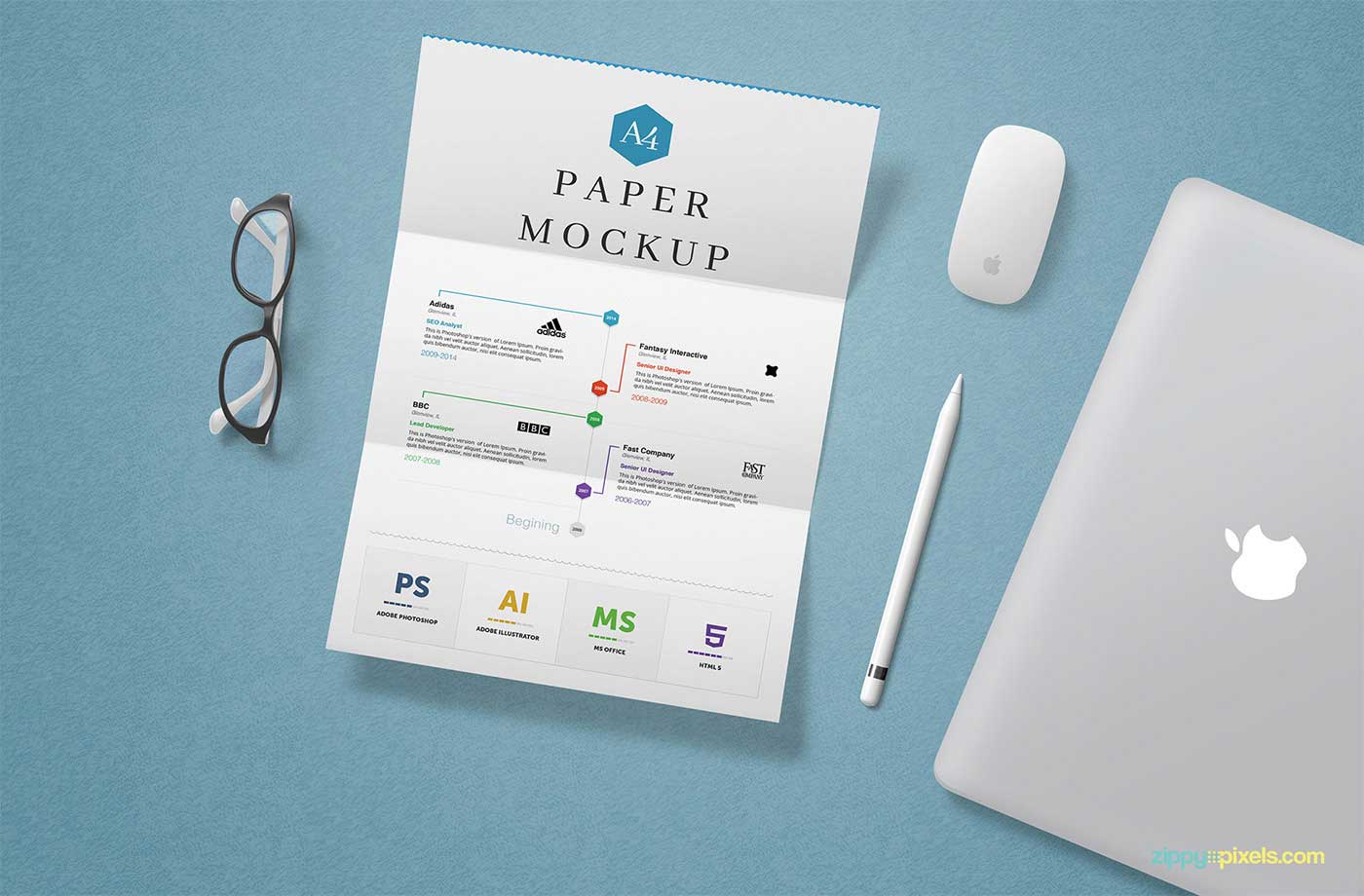 21+ Best Paper Mockups Free Download