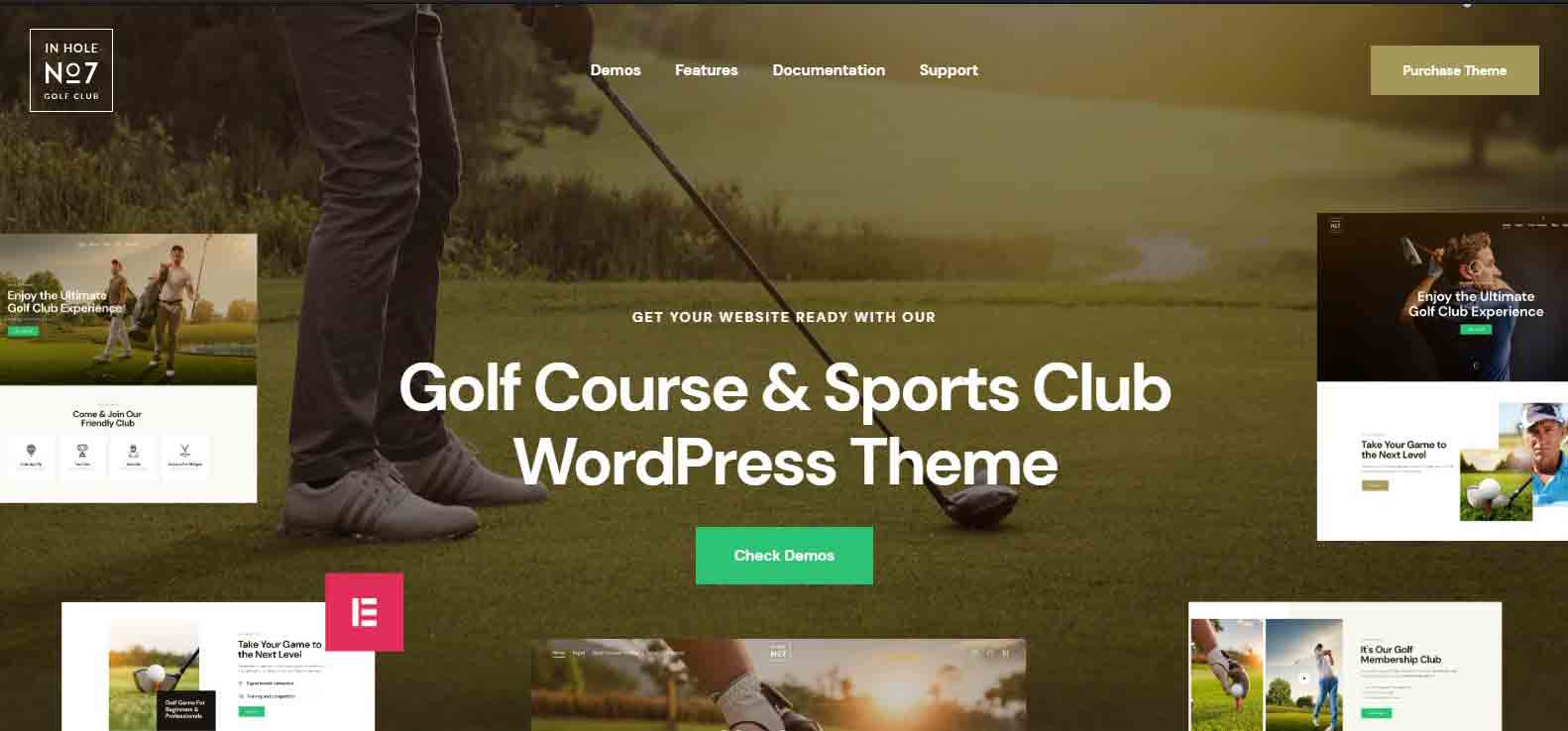 10+ Golf Course WordPress Themes & Website Template Designs