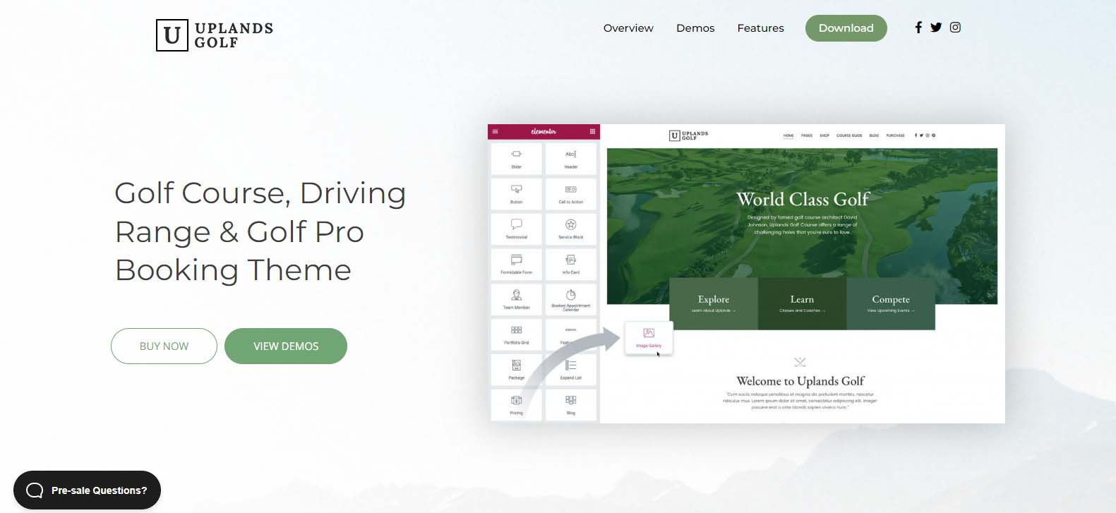 10+ Golf Course WordPress Themes & Website Template Designs