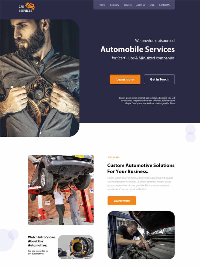 15+ Best WordPress Themes for Auto Services (Free & Paid)