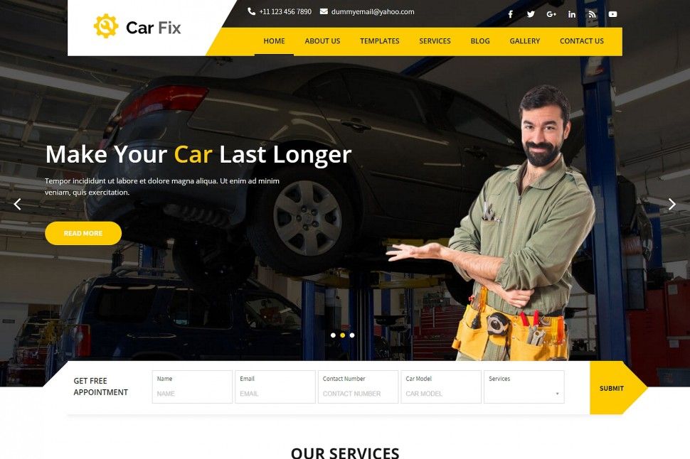 15+ Best WordPress Themes for Auto Services (Free & Paid)