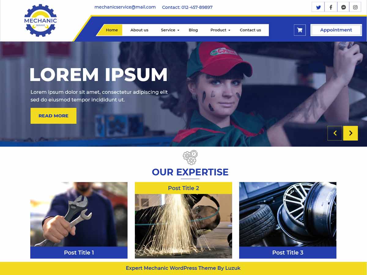 15+ Best WordPress Themes for Auto Services (Free & Paid)