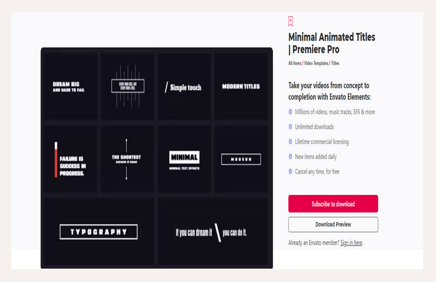 17+ Best Premiere Pro Title Templates (Free & Paid)