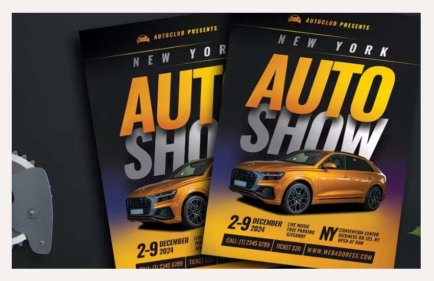 17+ Best Car Show Flyer Templates (Free & Paid)