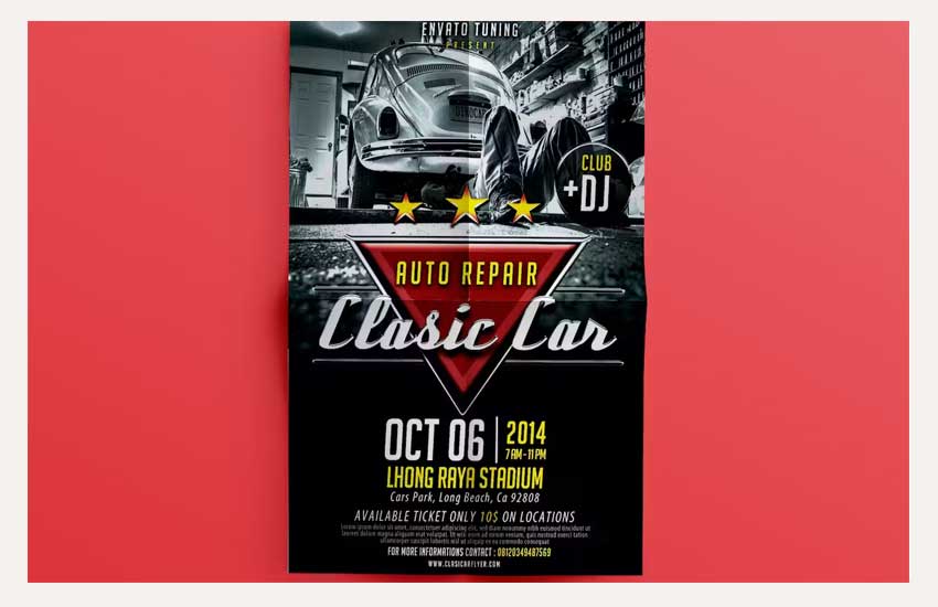 17+ Best Car Show Flyer Templates (Free & Paid)