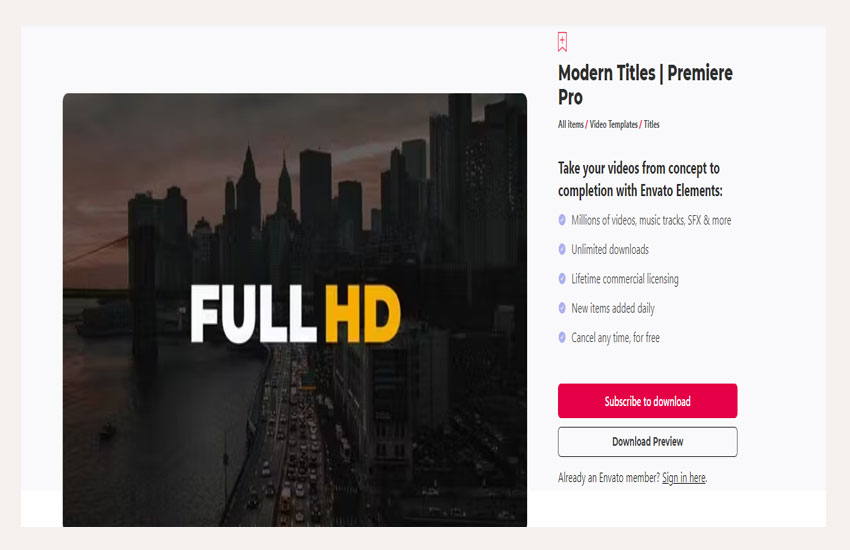 17+ Best Premiere Pro Title Templates (Free & Paid)