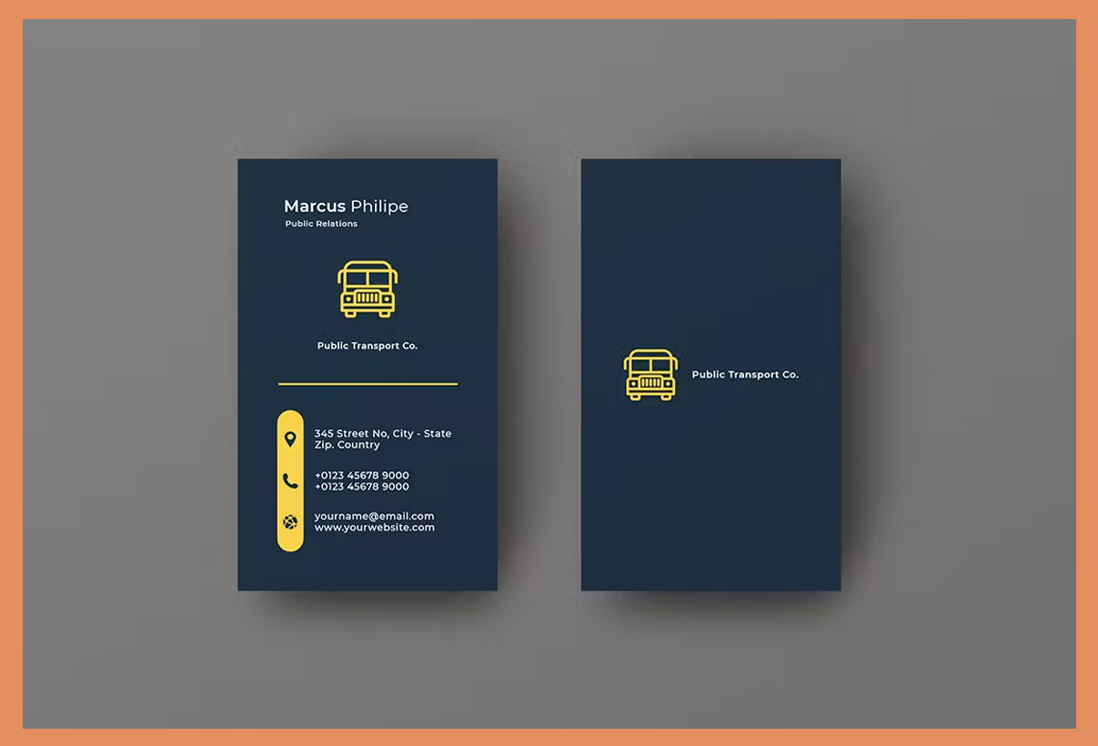 18 Best Vertical Business Card Templates Free To Use