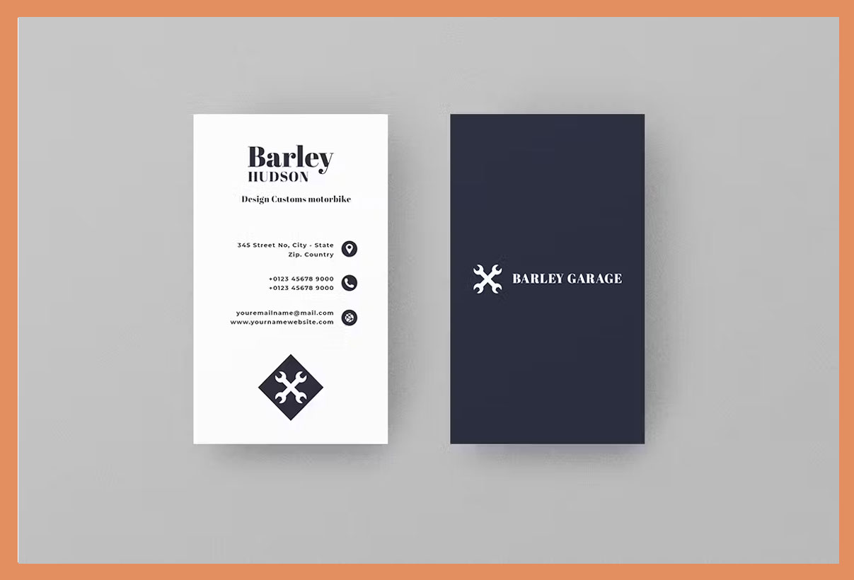 18 Best Vertical Business Card Templates Free To Use