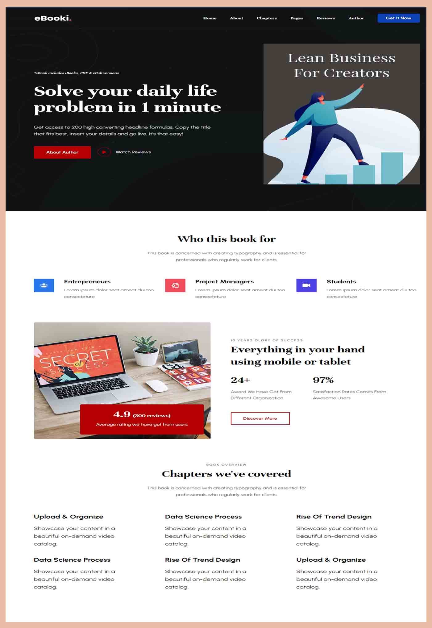 Best eBook Website Templates for Selling eBooks (Free & Paid)