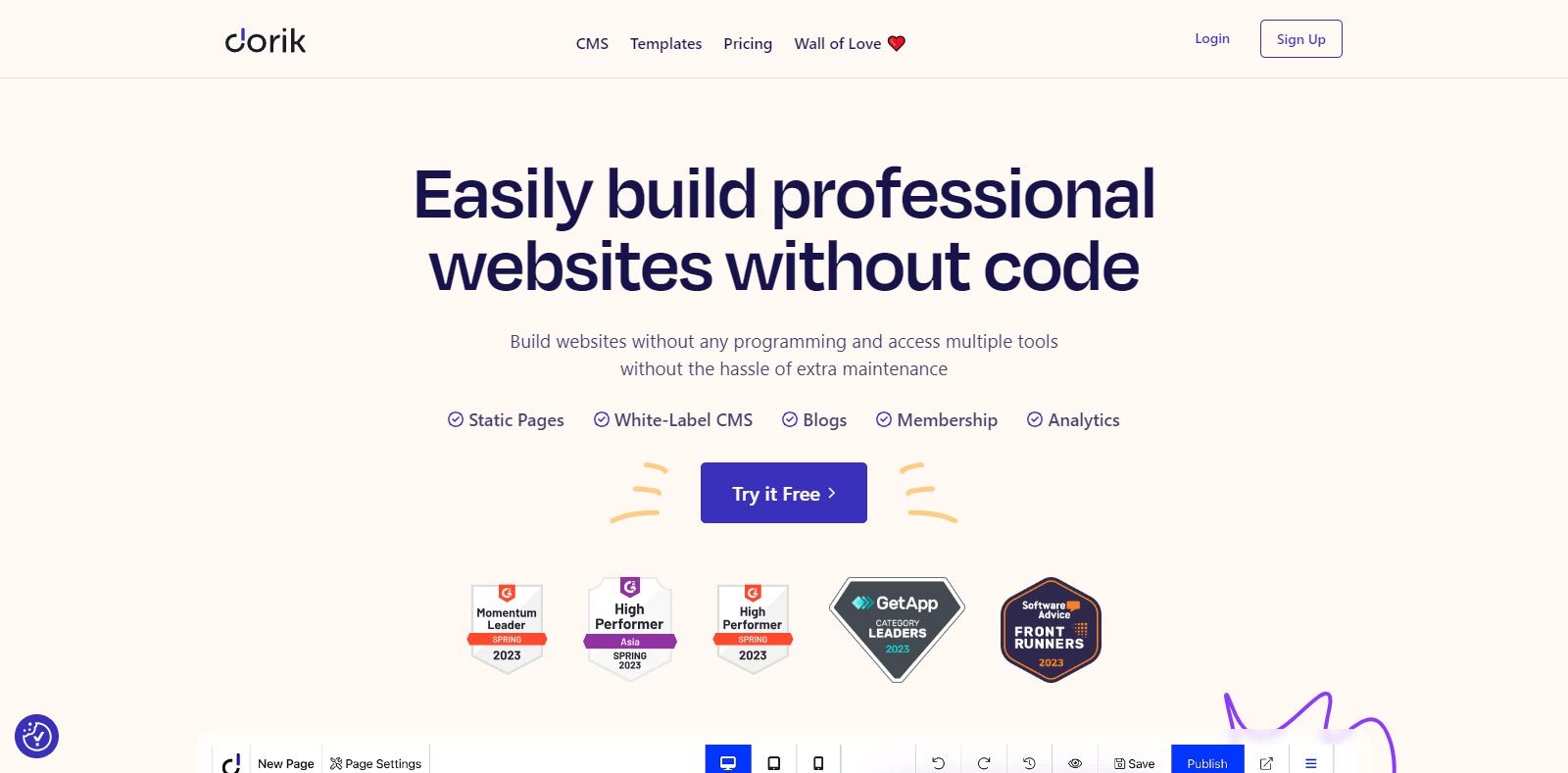 Top 10 No-Code Website Builders in 2025 - Web Designer Hub