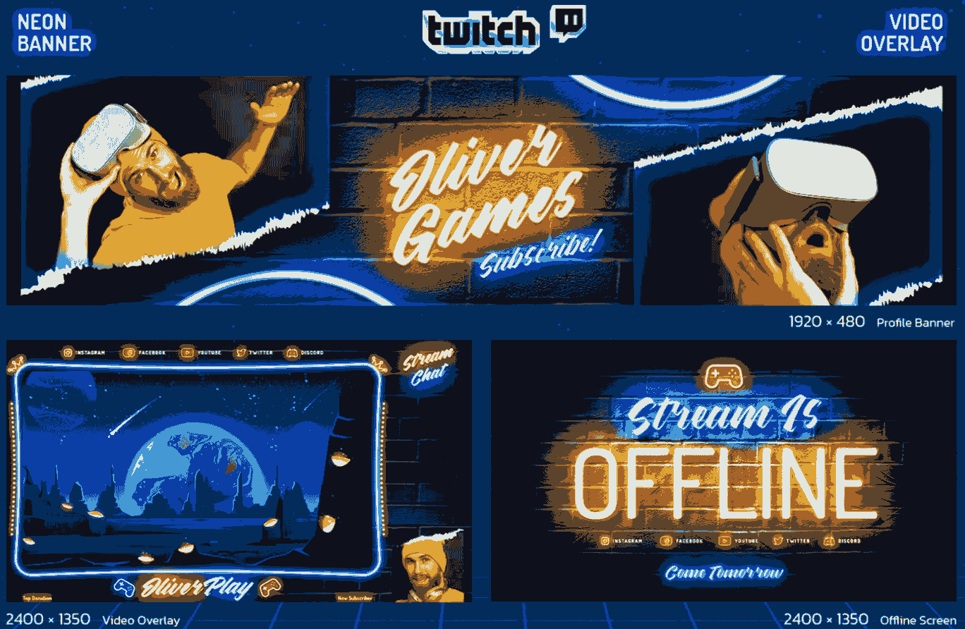 20+ Best Twitch Overlay Templates for Gaming Videos