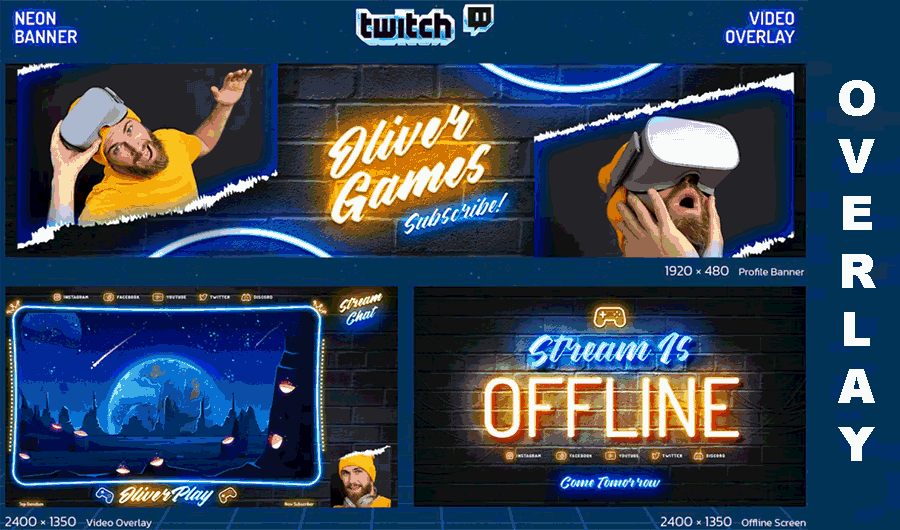 20+ Best Twitch Overlay Templates for Gaming Videos