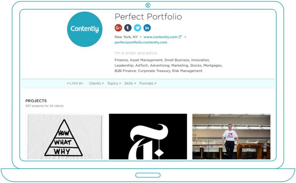 15+ Top Portfolio Websites for Freelance Writers 2024